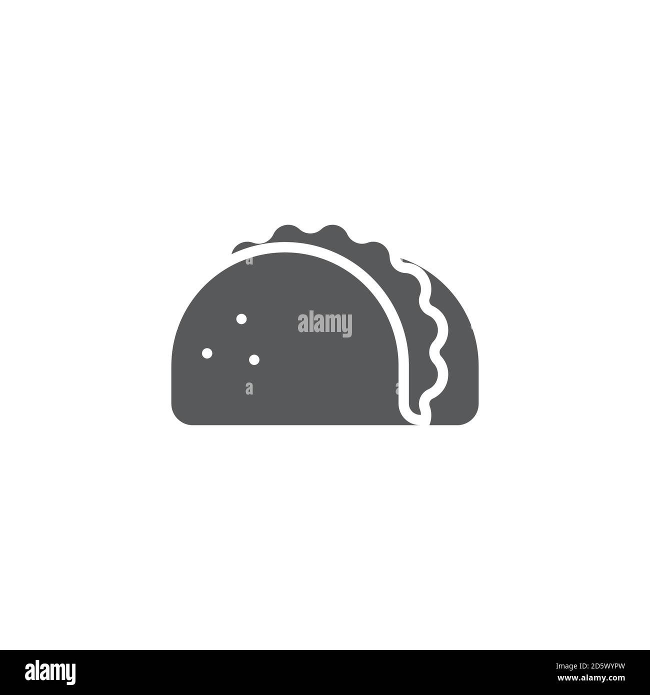 Tacos on white Stock Vector Images - Alamy