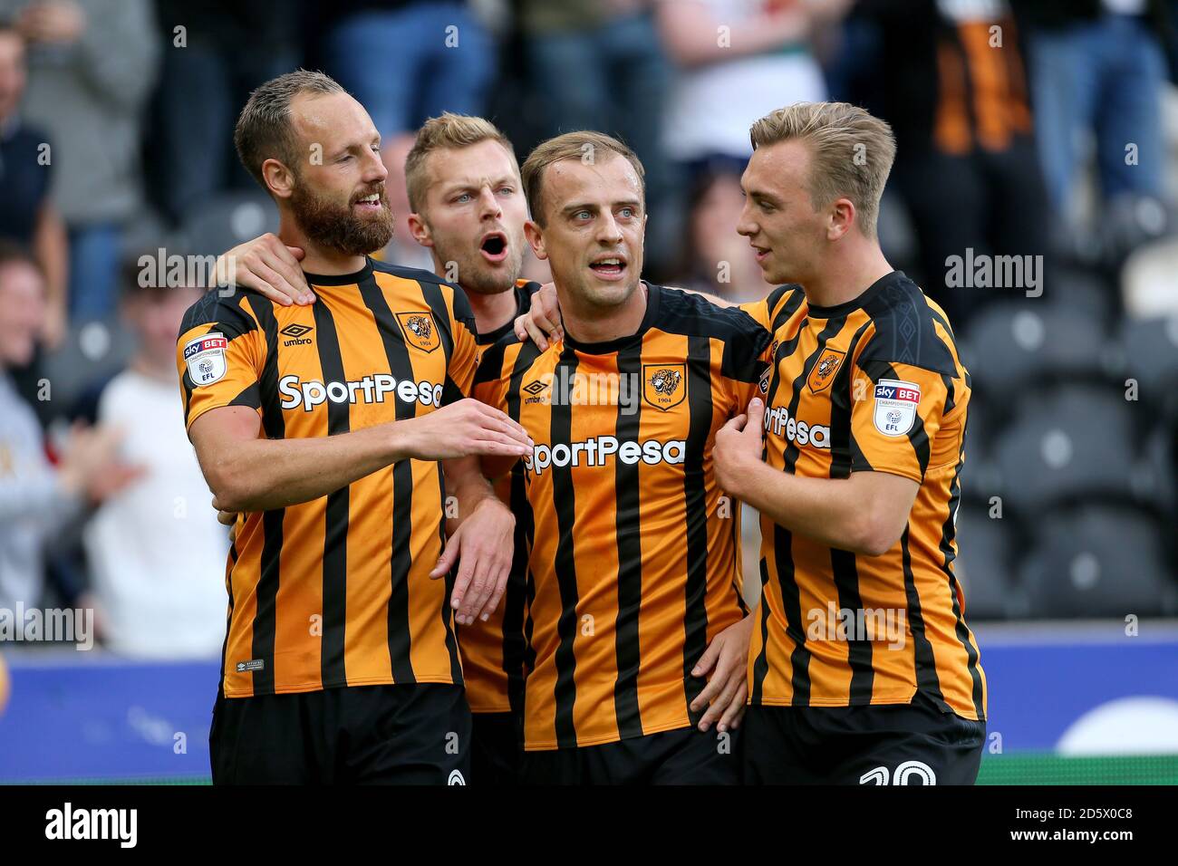 Hull City's David Meyler, Kamil Grosicki and Sebastian Larsson ...