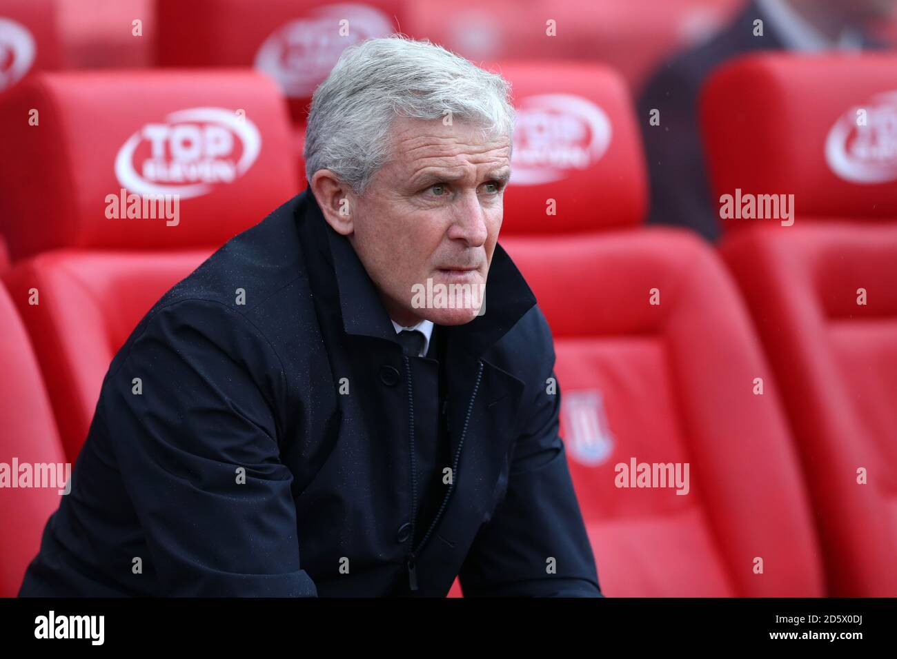 Stoke City manager Mark Hughes Stock Photo - Alamy
