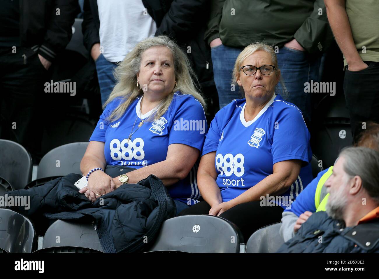 Unhappy Birmingham city fans Stock Photo - Alamy