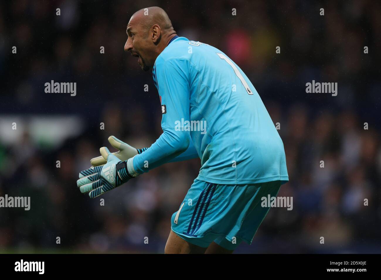 Watford goalkeeper Heurelho Gomes Stock Photo - Alamy