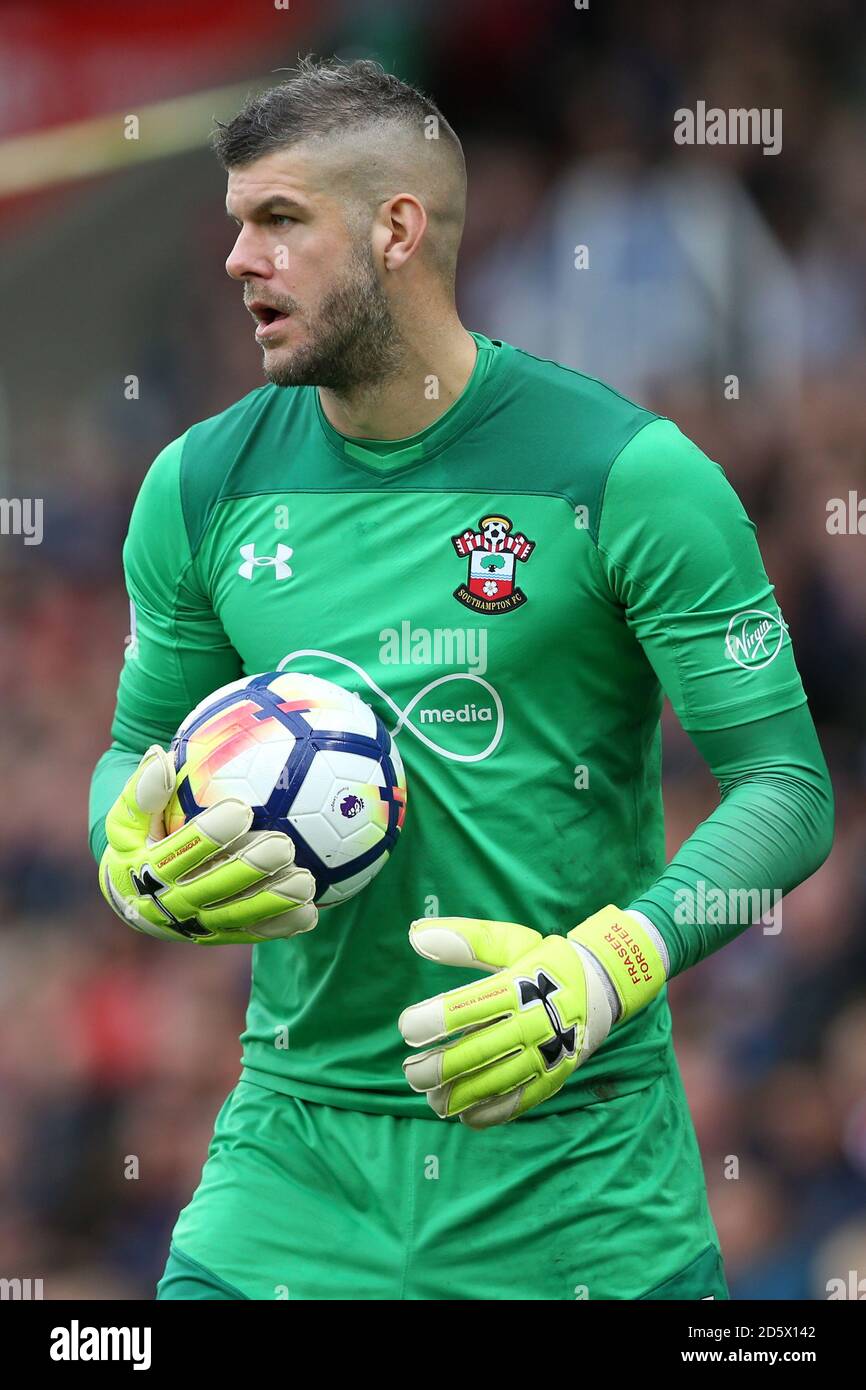 Southampton goalkeeper Fraser Forster Stock Photo - Alamy