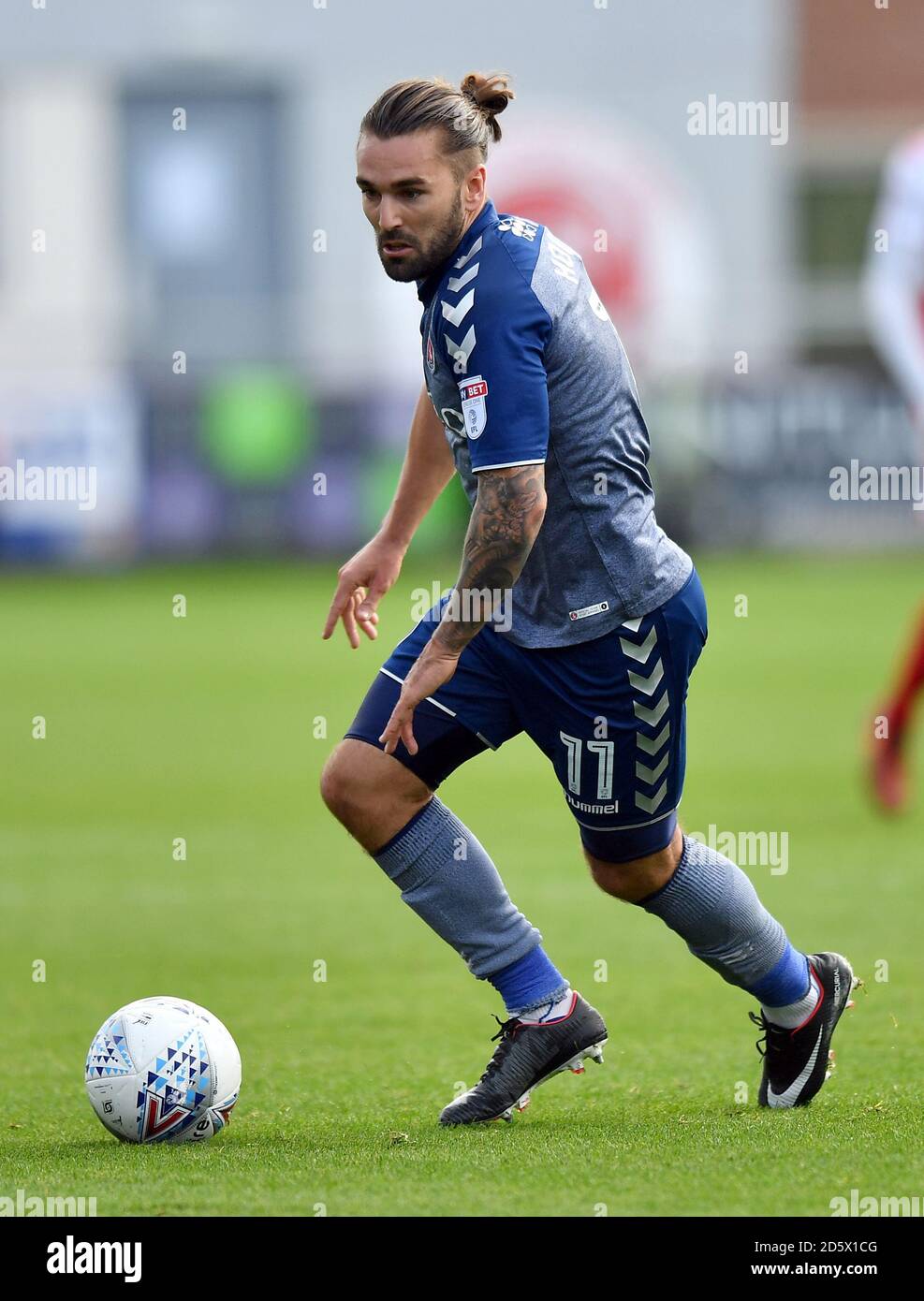 Charlton's Ricky Holmes Stock Photo - Alamy