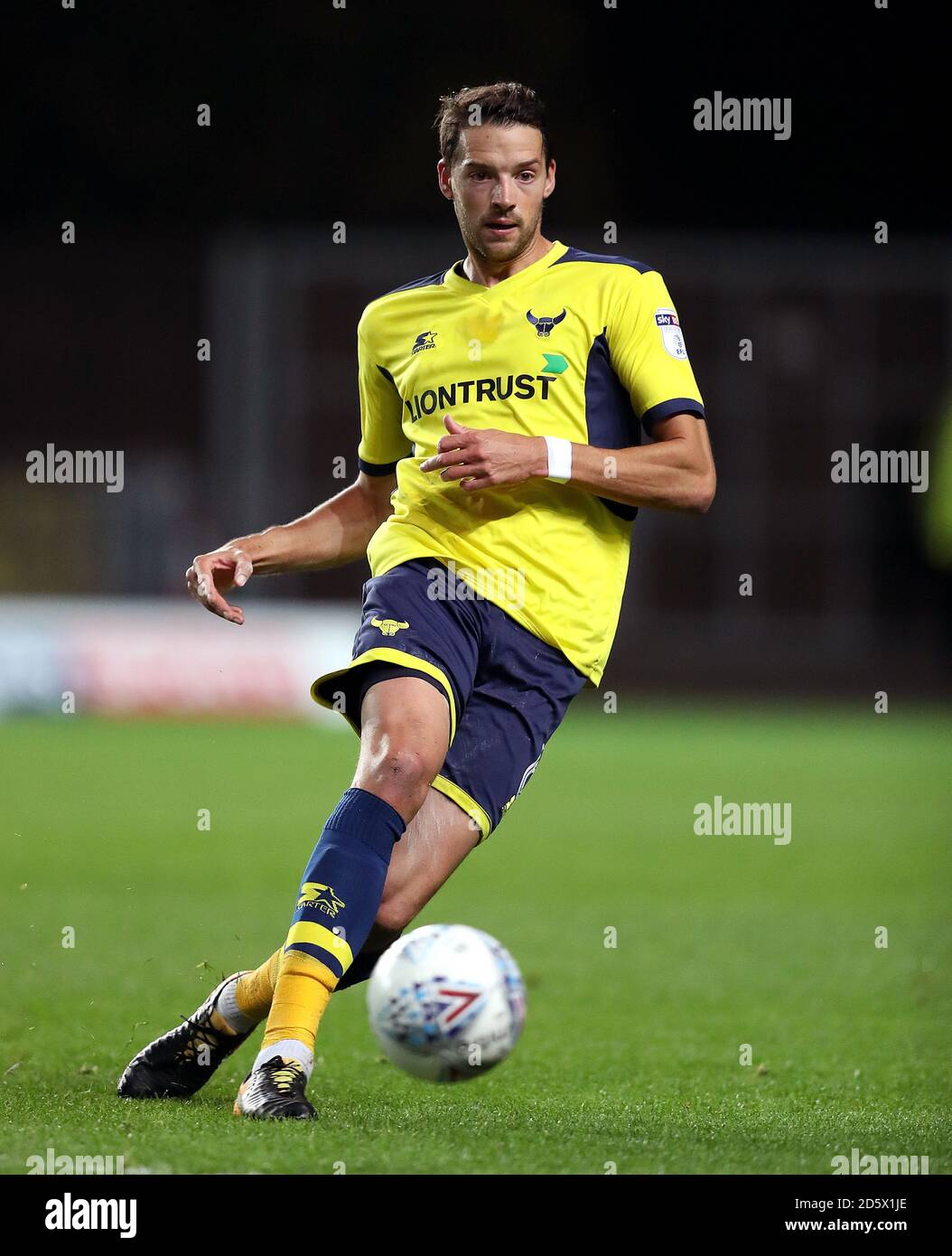 Oxford United's Aaron Martin Stock Photo - Alamy