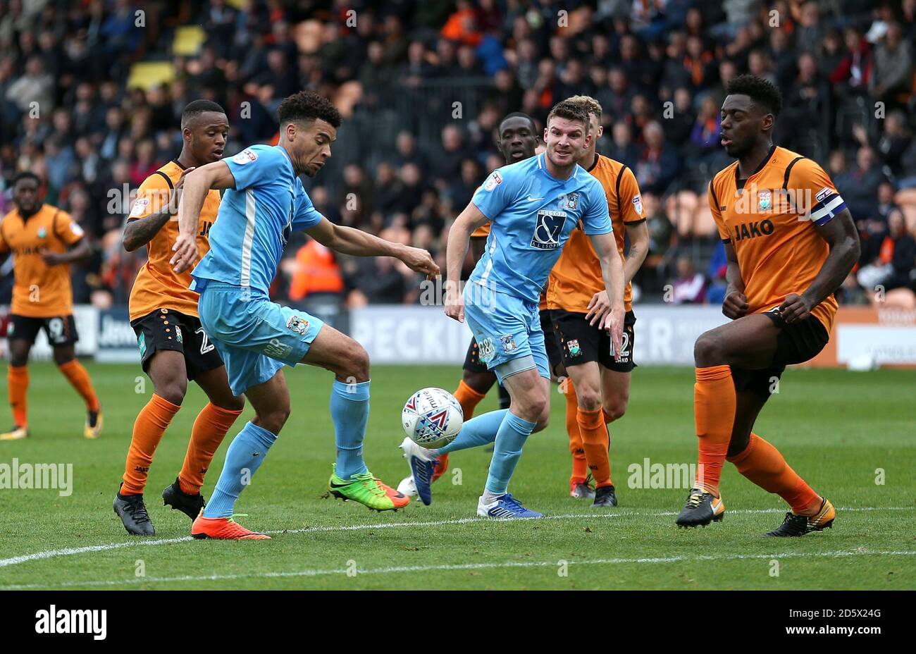 Coventry City's Devon Kelly-Evens in action Stock Photo - Alamy