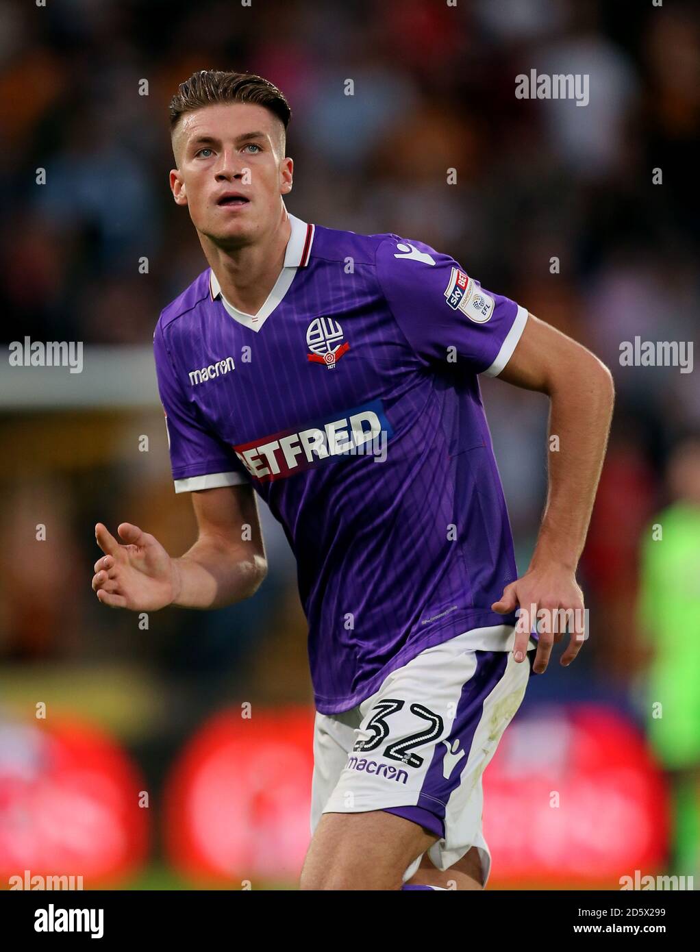 Reece Burke, Bolton Wanderer Stock Photo - Alamy