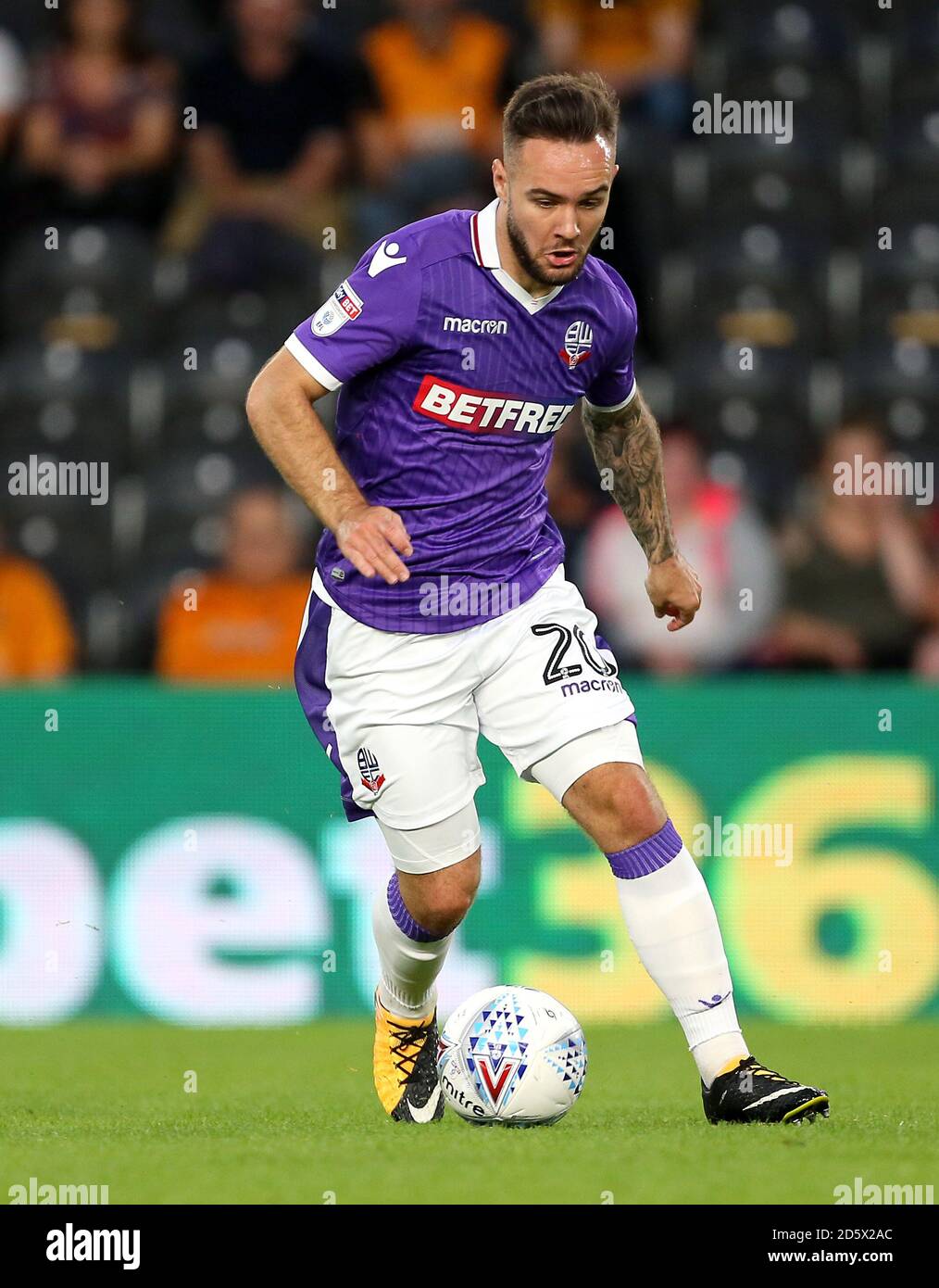 Adam Armstrong, Bolton Wanderers Stock Photo - Alamy