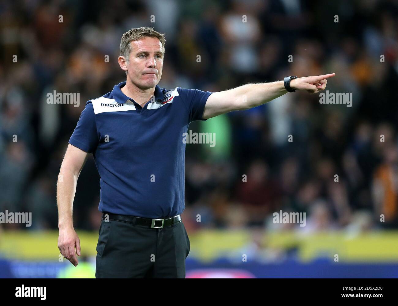 Bolton Wanderers manager Phil Parkinson Stock Photo - Alamy