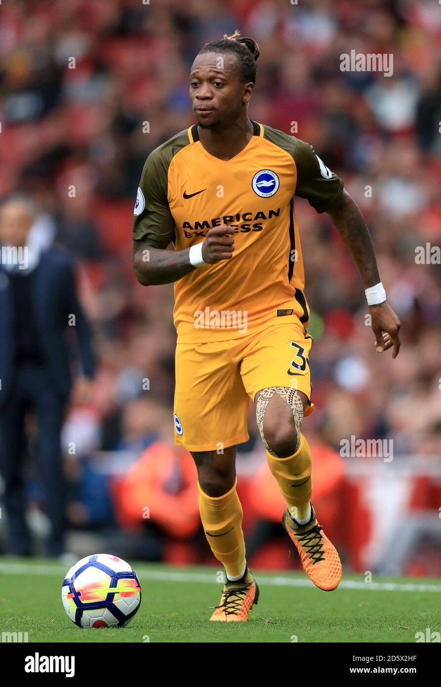 Brighton & Hove Albion's Gaetan Bong Stock Photo - Alamy