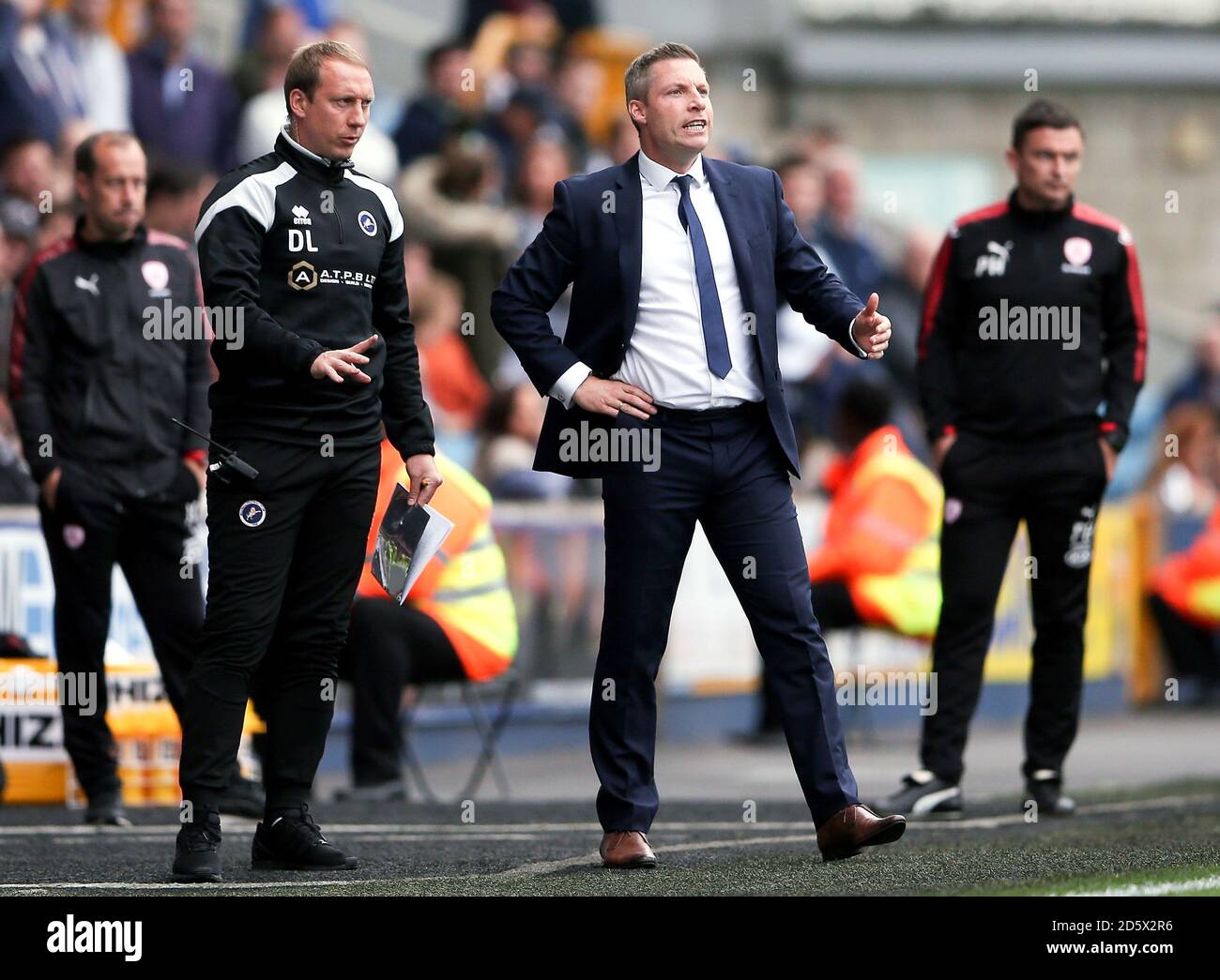 Millwall manager Neil Harris Stock Photo - Alamy
