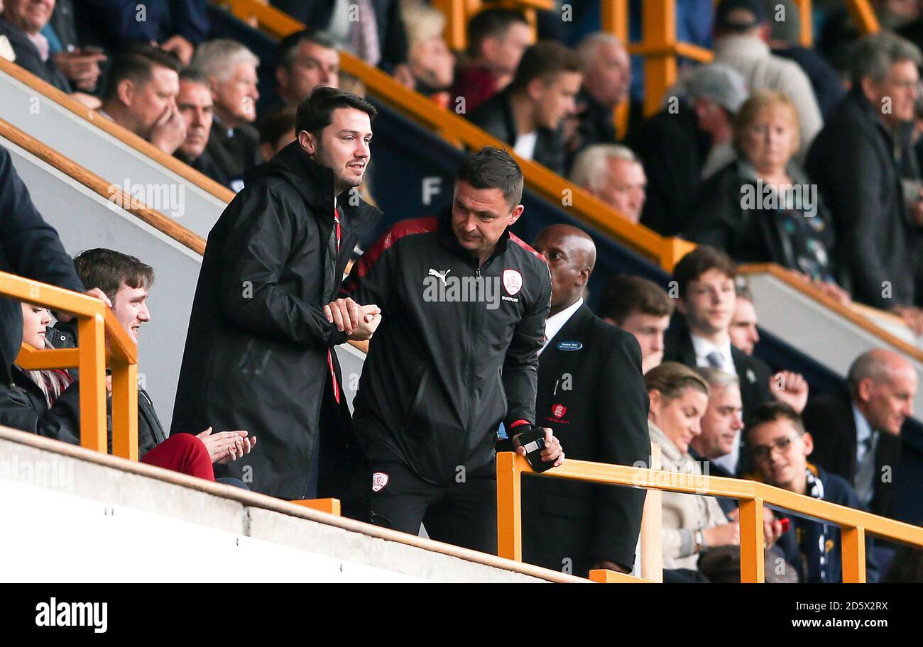Barnsley manager Paul Heckingbottom Stock Photo - Alamy