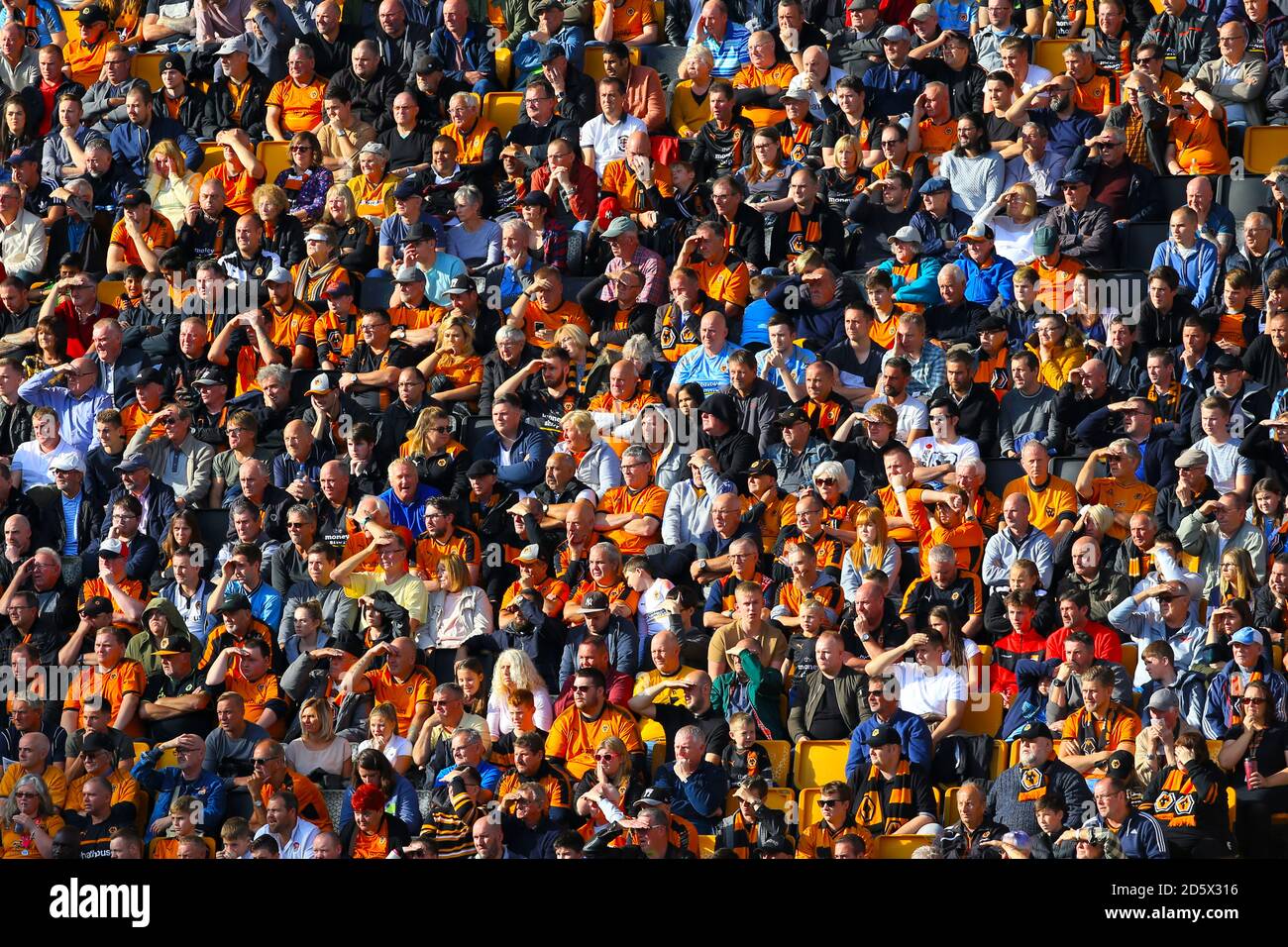 General view of fans in the stands Stock Photo - Alamy