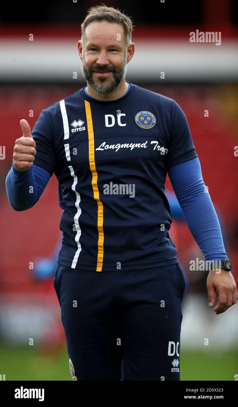 Shrewsbury Town Goalkeeping Coach Danny Coyne Stock Photo - Alamy