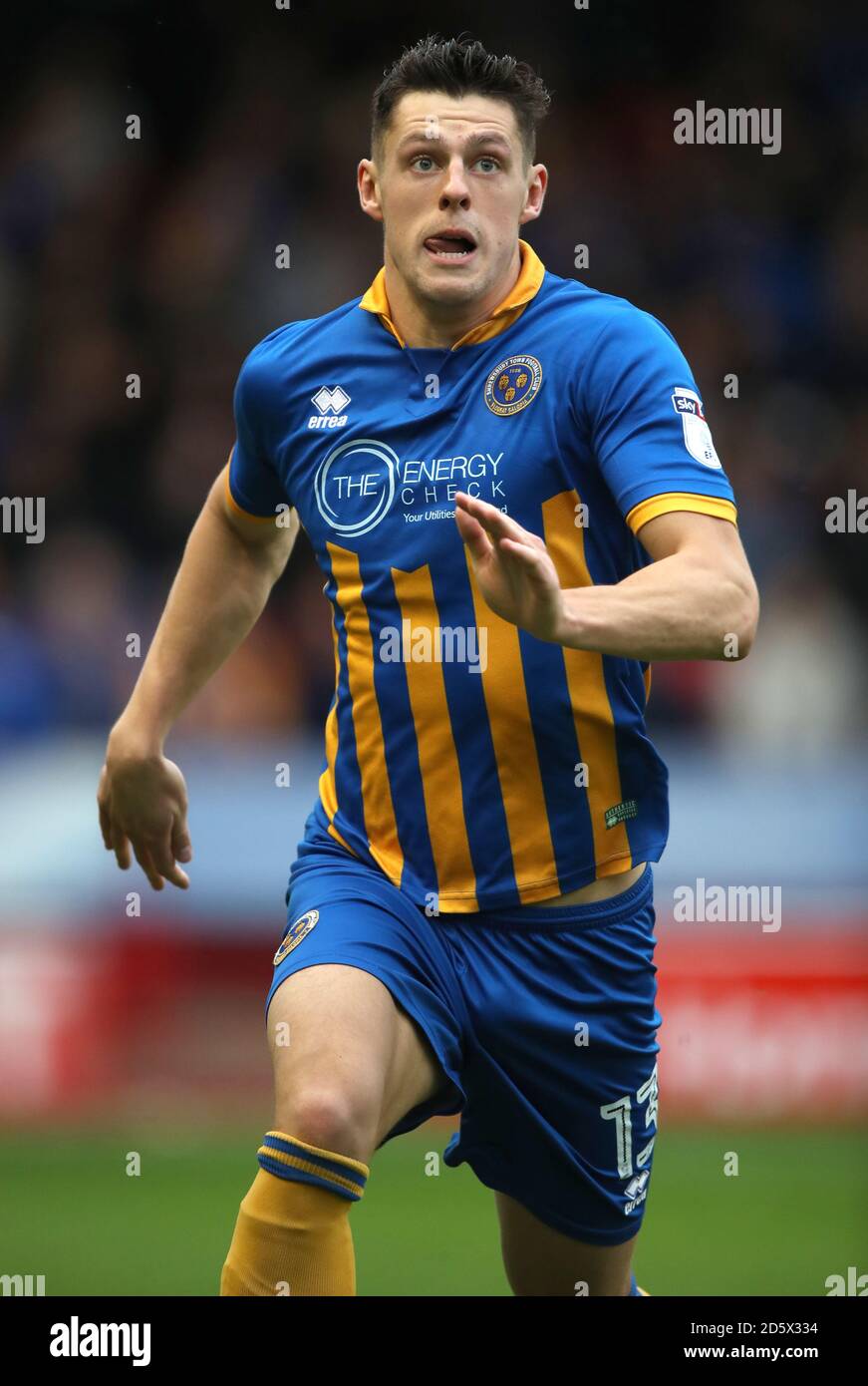 Shrewsbury Town's James Bolton Stock Photo - Alamy