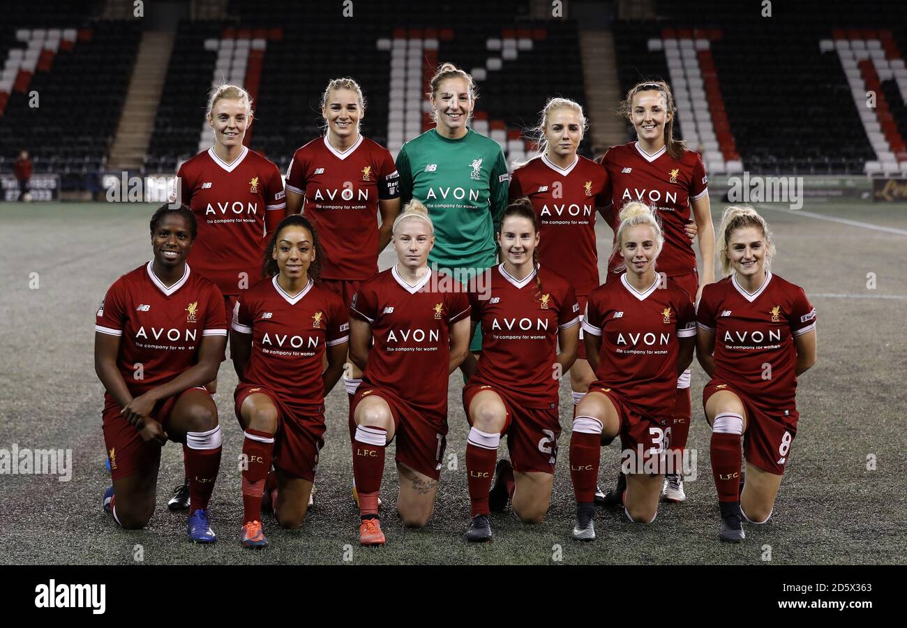 Liverpool ladies team hi-res stock photography and images - Alamy