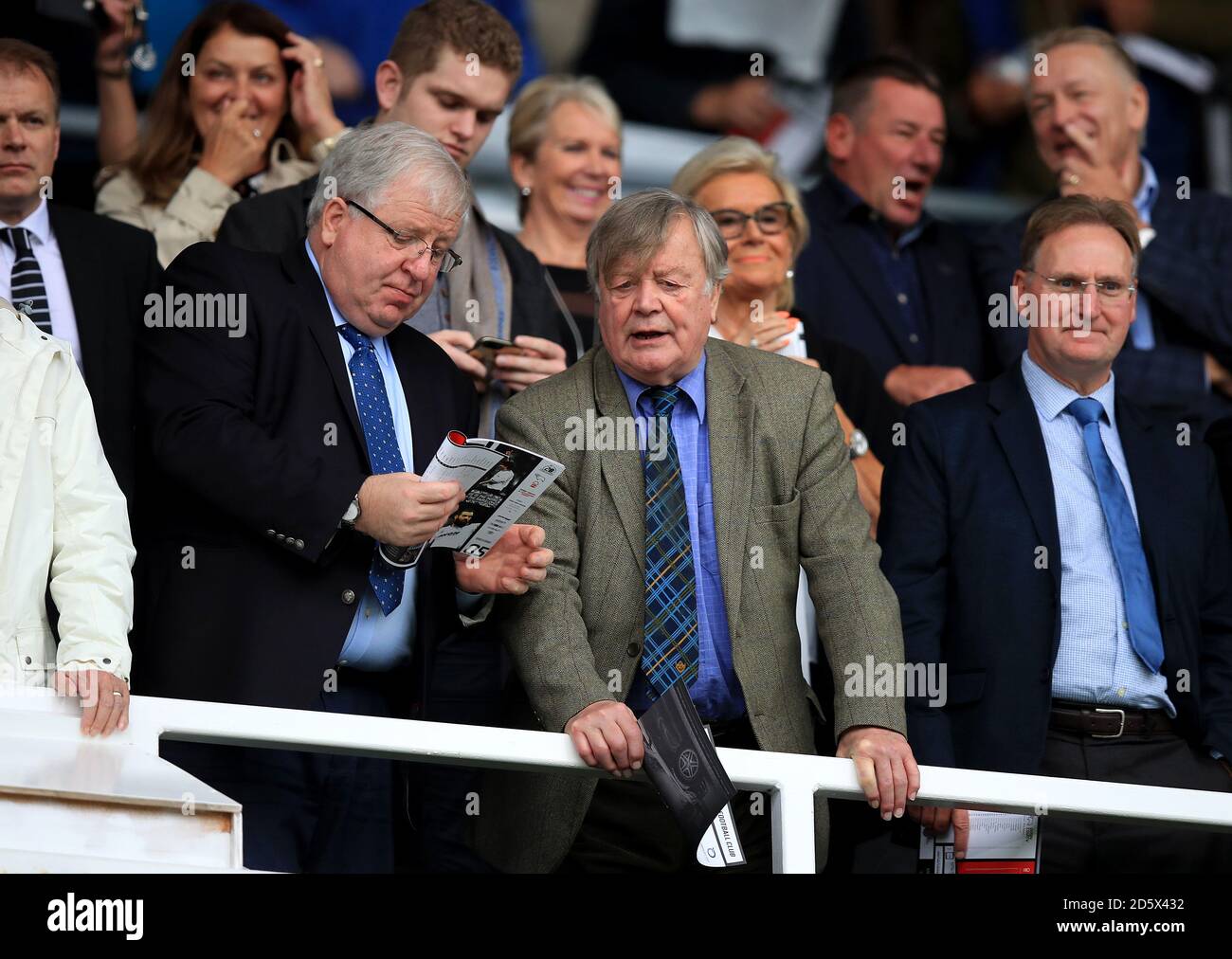 MP Kenneth Clarke (centre) in the stands Stock Photo - Alamy