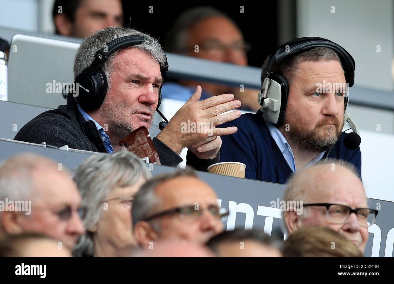 Football commentator hi-res stock photography and images - Alamy