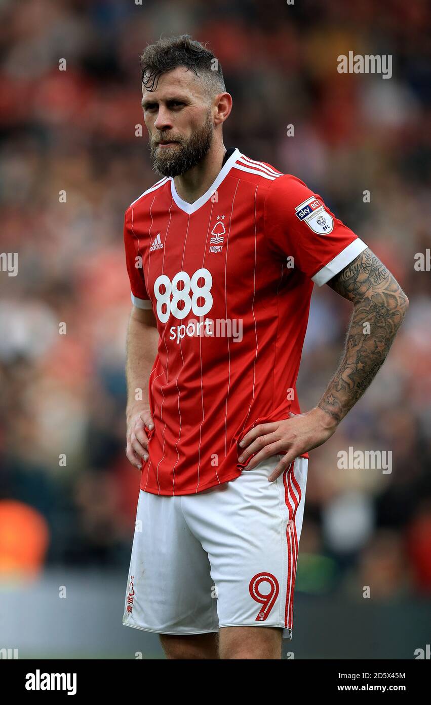 Nottingham Forest's Daryl Murphy Stock Photo - Alamy