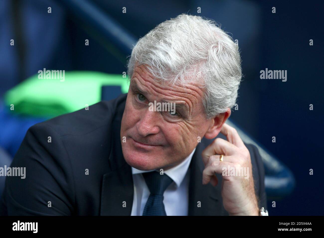 Stoke City manager Mark Hughes Stock Photo - Alamy