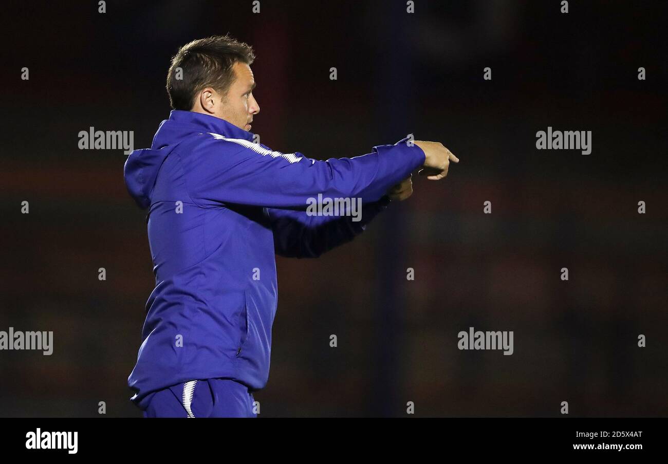 Chelsea's manager Joe Edwards Stock Photo - Alamy