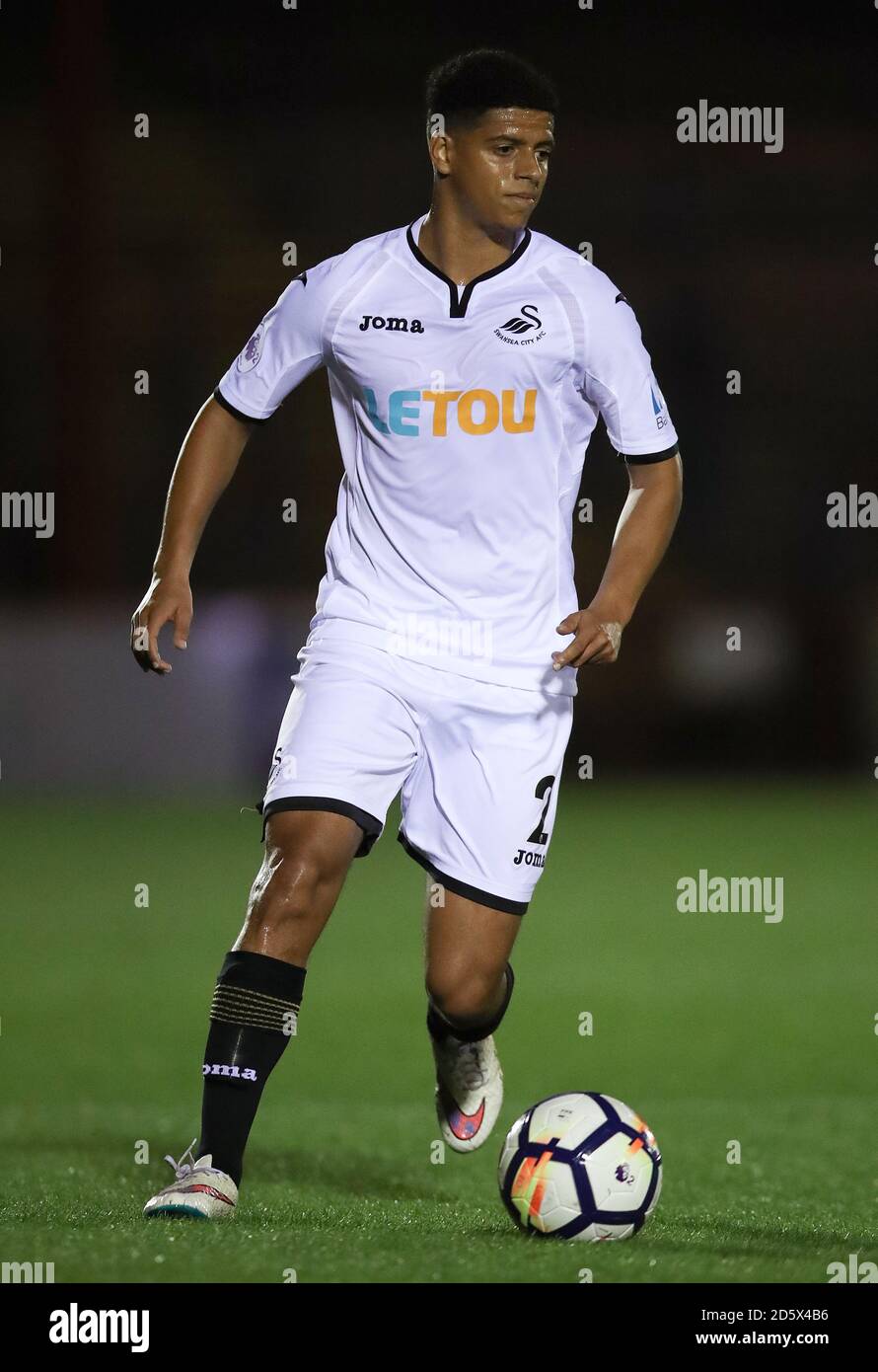 Swansea City's Anthony Brydges Stock Photo - Alamy
