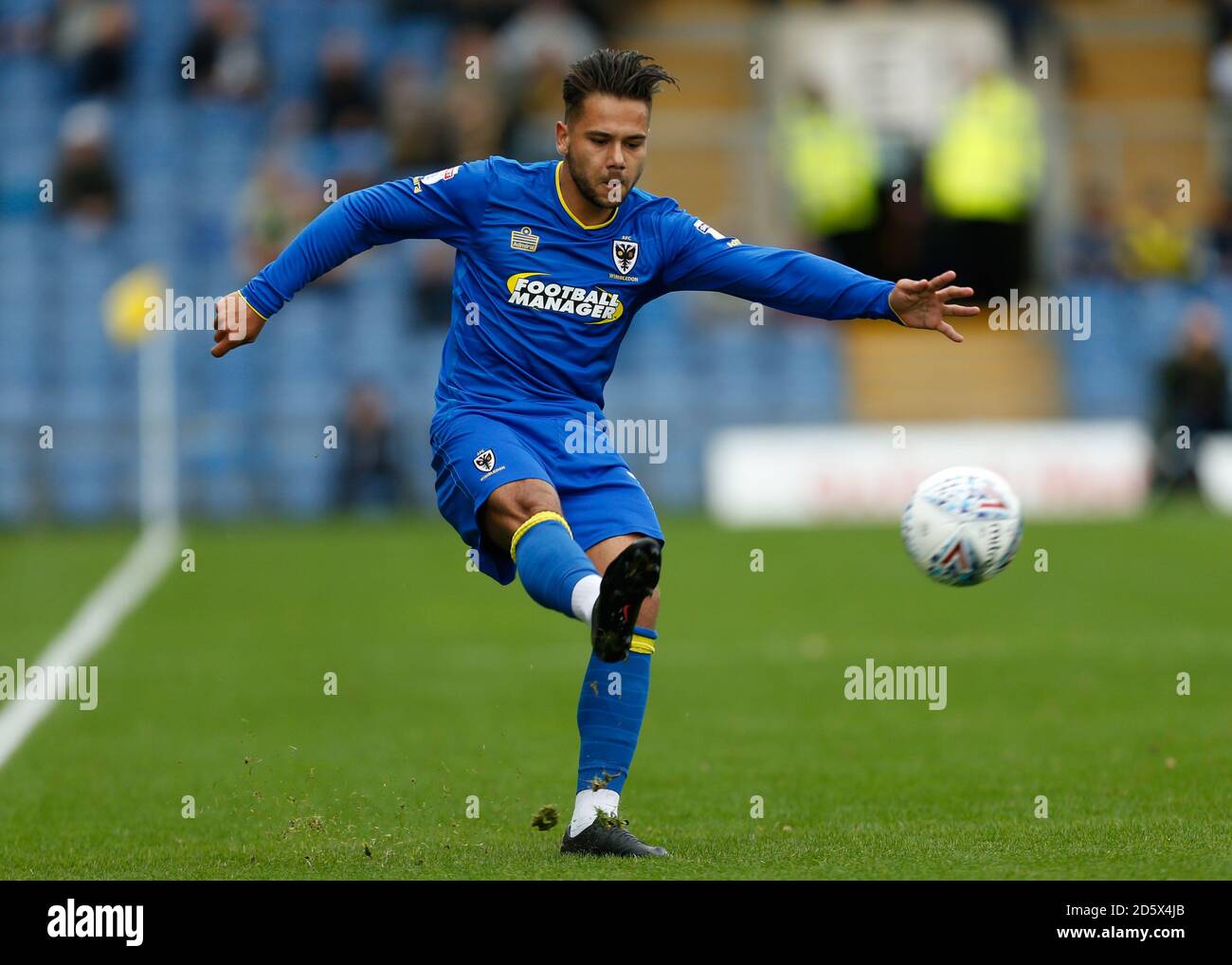 AFC Wimbledon's Harry Forrester Stock Photo - Alamy