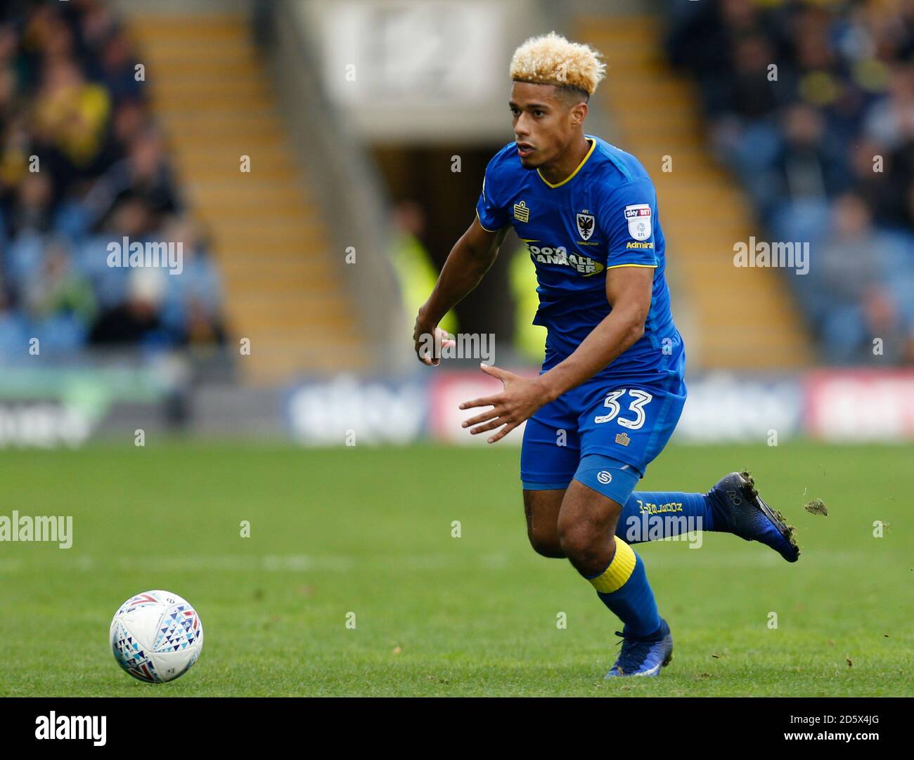 AFC Wimbledon's Lyle Taylor Stock Photo - Alamy
