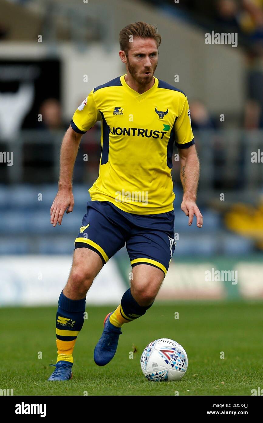 Oxford United's James Henry Stock Photo - Alamy