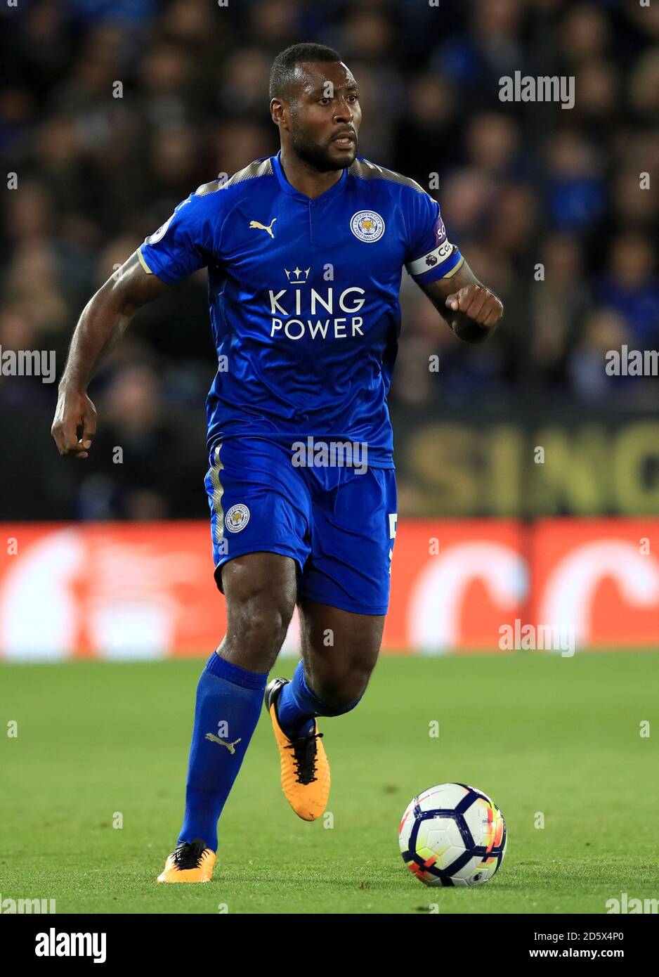 Leicester City's Wes Morgan Stock Photo - Alamy