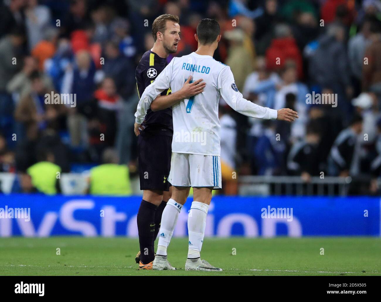 Tottenham Hotspur's Harry Kane and Real Madrid's Cristiano Ronaldo ...