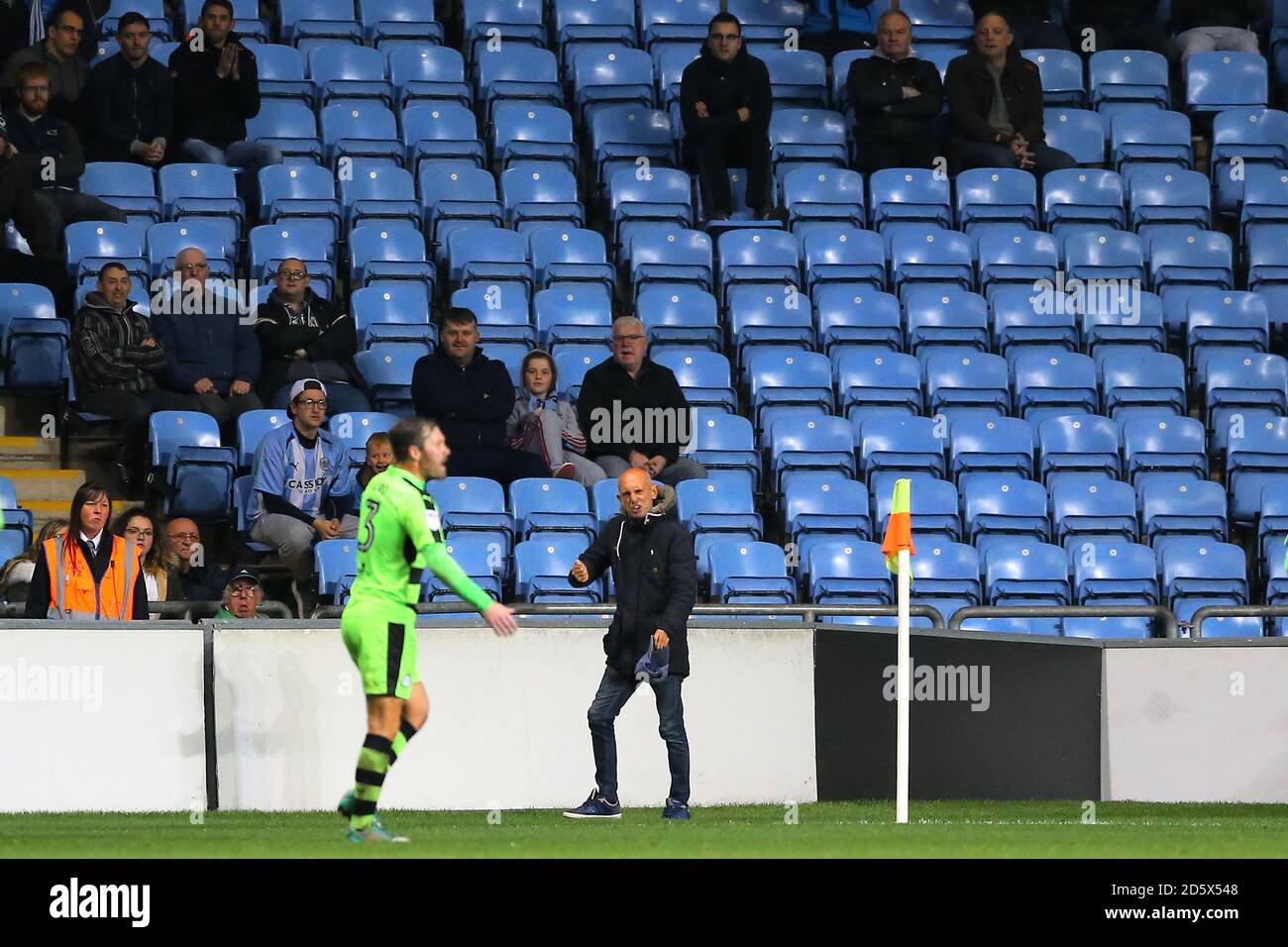 A Coventry City fan after invading the pitch Stock Photo - Alamy