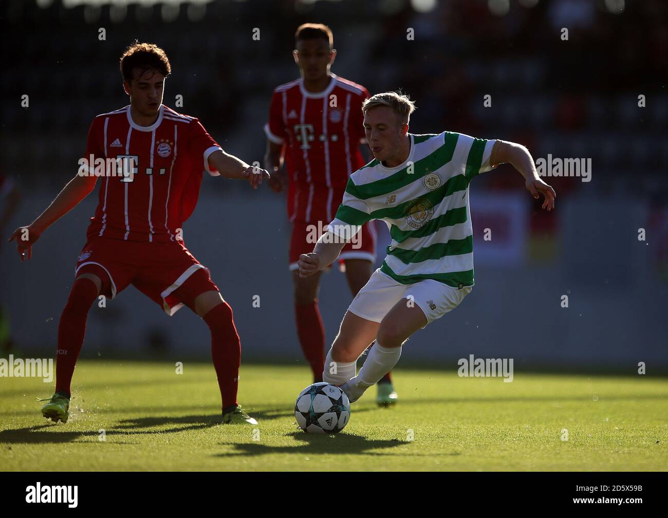 Celtic Calvin Miller in action Stock Photo - Alamy