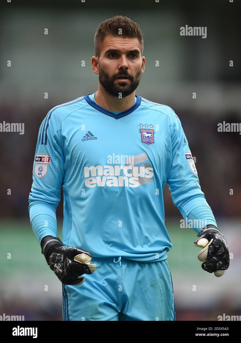 Ipswich Town goalkeeper Bartosz Bialkowski Stock Photo - Alamy