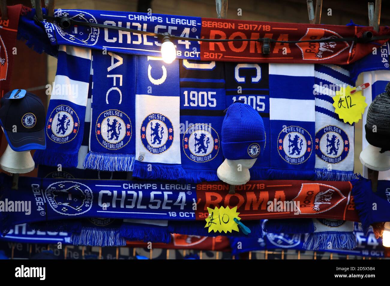 Chelsea merchandise on sale hi-res stock photography and images - Alamy