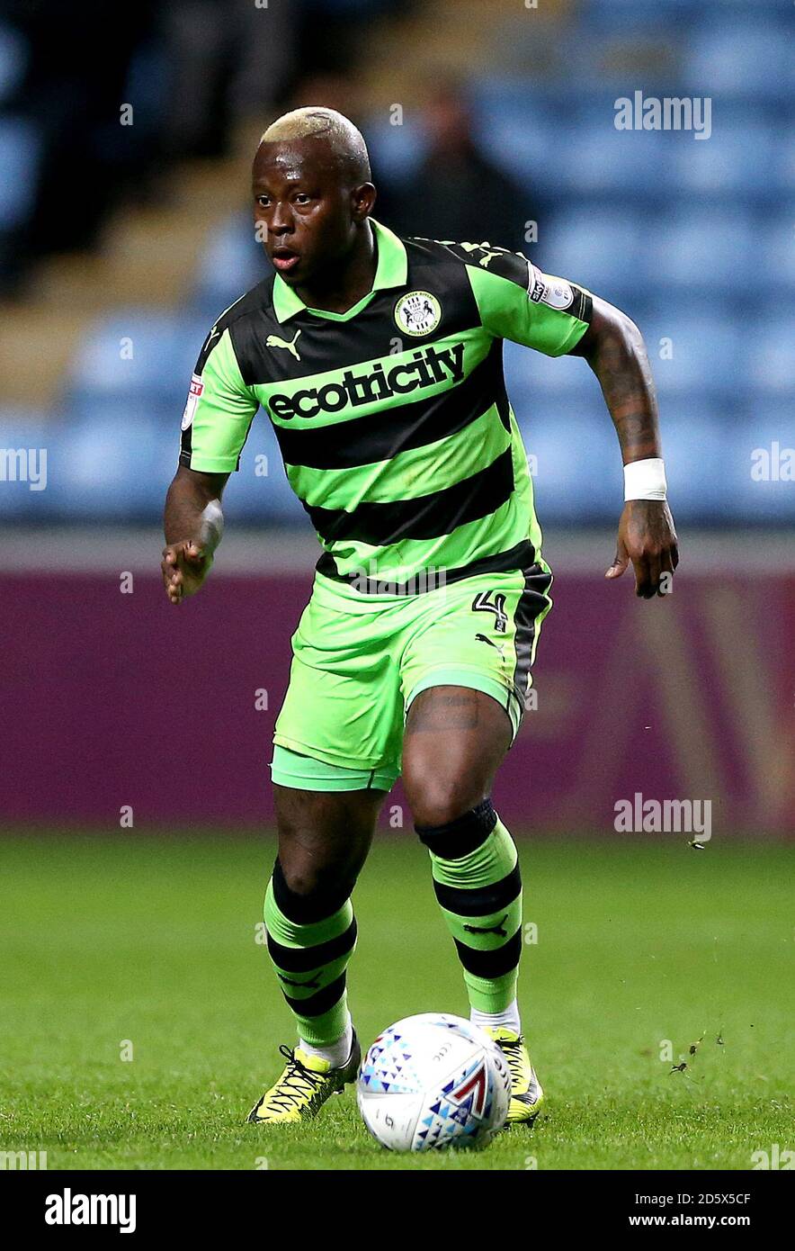 Forest Green Rovers' Drissa Traore Stock Photo - Alamy