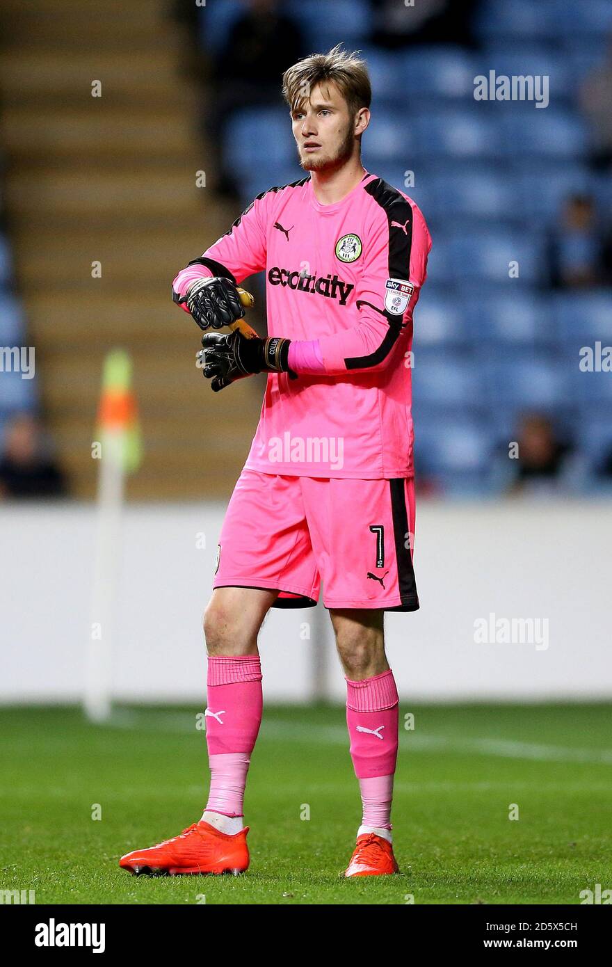 Forest Green Rovers' goalkeeper Bradley Collins Stock Photo - Alamy