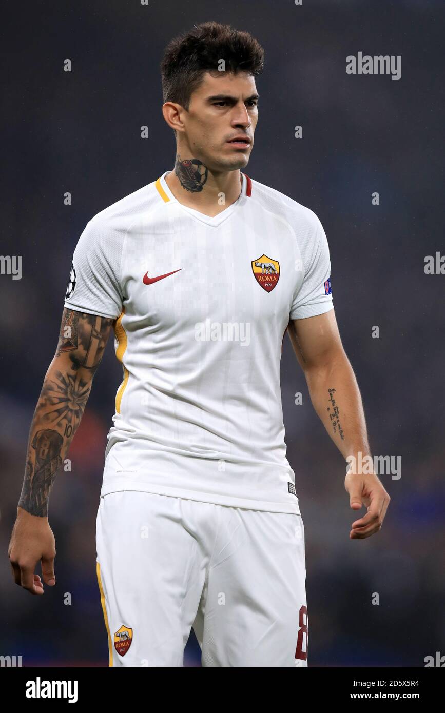Roma's Diego Perotti Stock Photo - Alamy