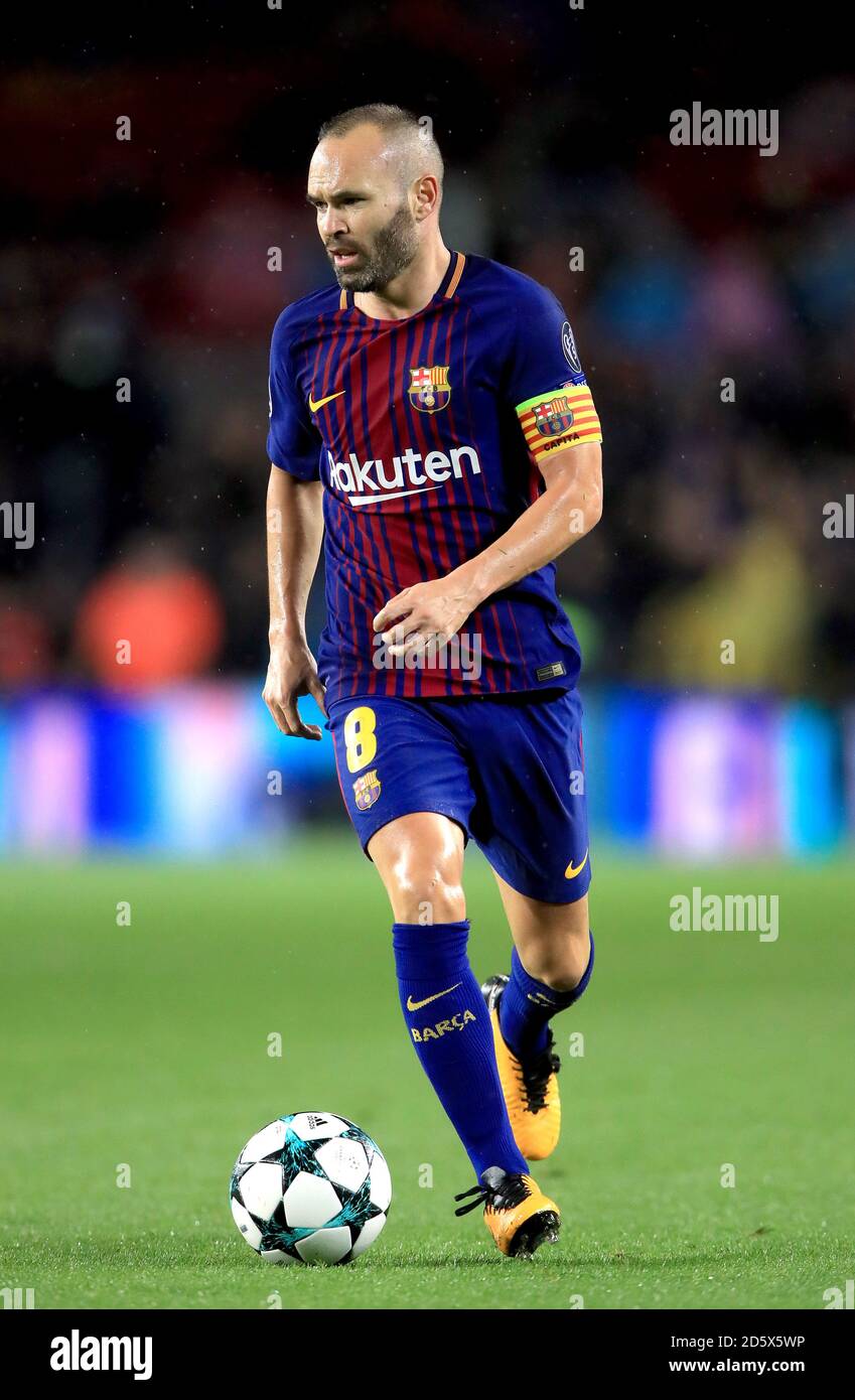 Andres Iniesta, Barcelona Stock Photo - Alamy
