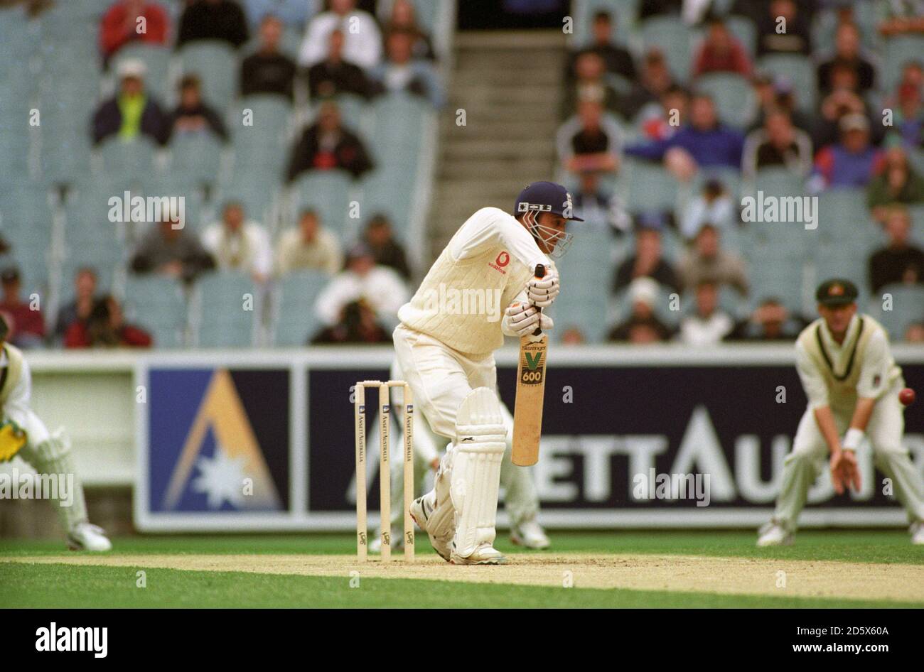 Mark Butcher (England) in a batting pose Stock Photo - Alamy