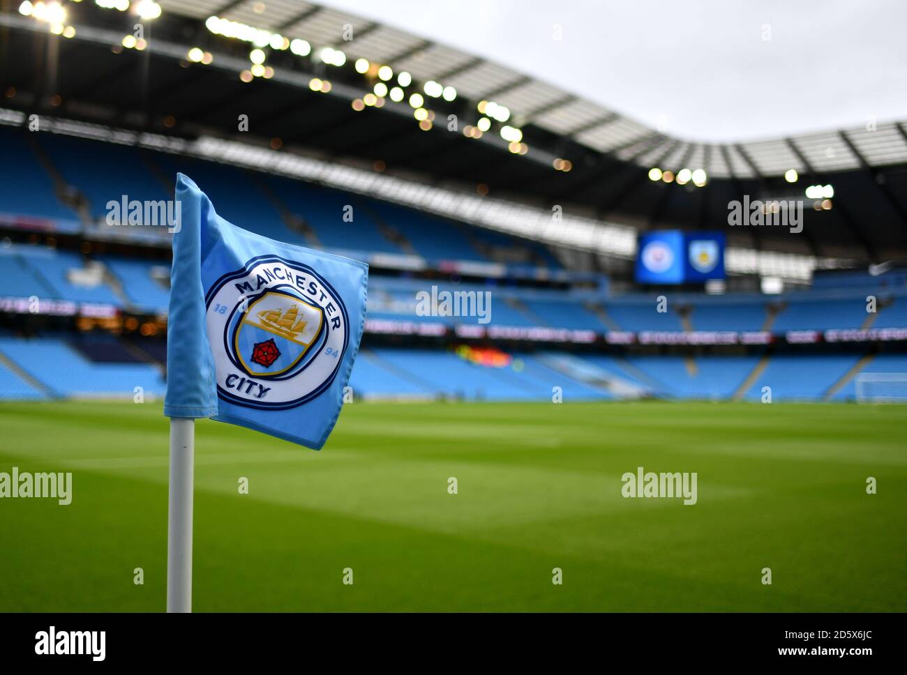 A general view of a corner flag Stock Photo - Alamy
