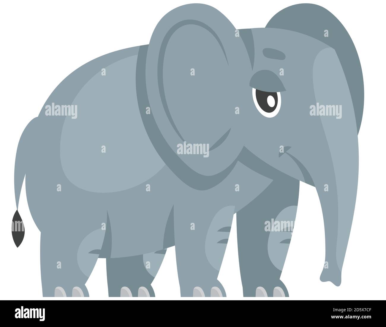 African Elephant Cartoon