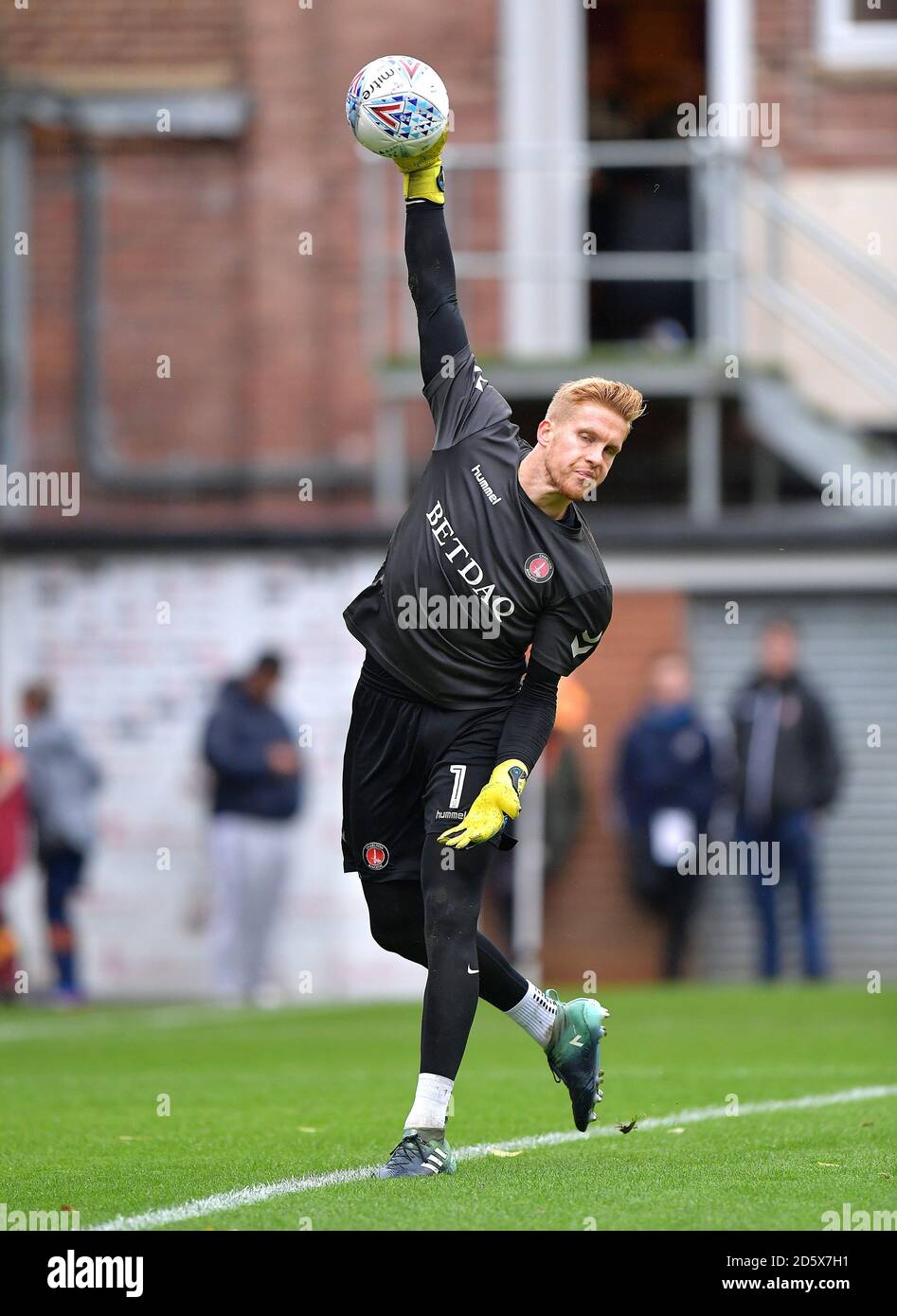 Charlton Athletic goalkeeper Ben Amos Stock Photo - Alamy