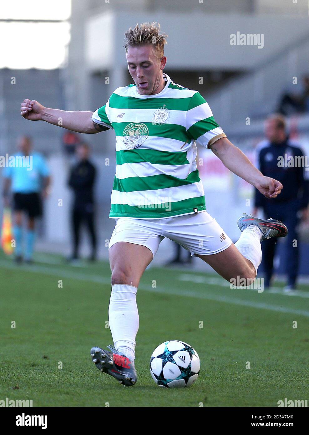 Celtic Calvin Miller in action Stock Photo - Alamy