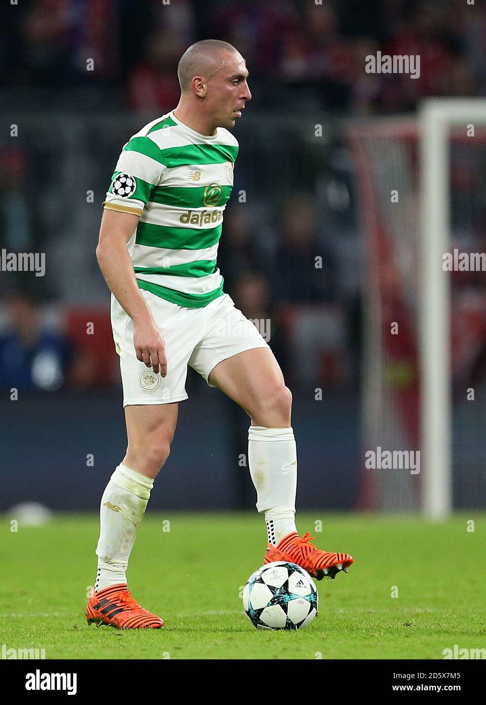 Celtic Scott Brown in action Stock Photo - Alamy