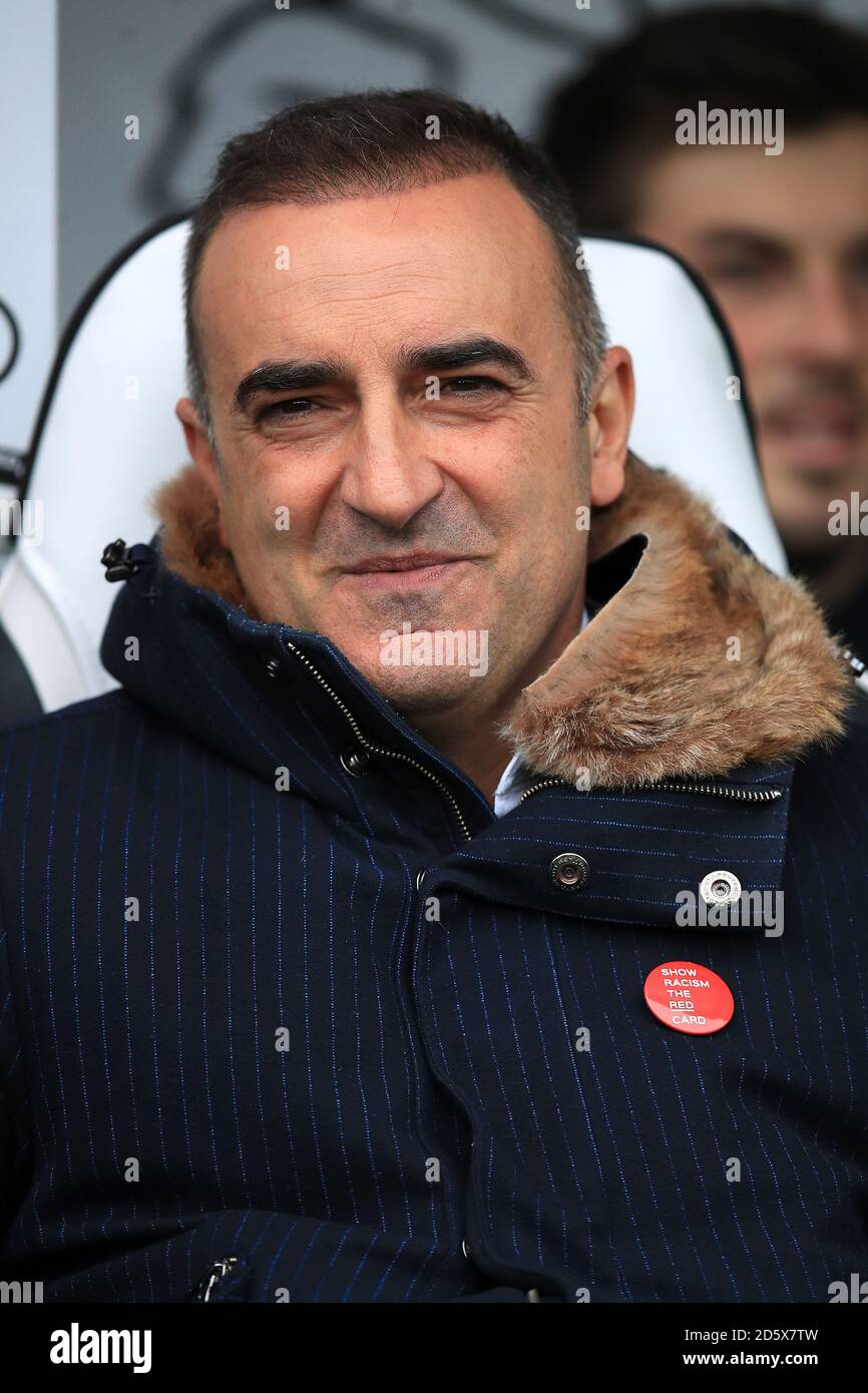 Sheffield Wednesday manager Carlos Carvalhal Stock Photo - Alamy