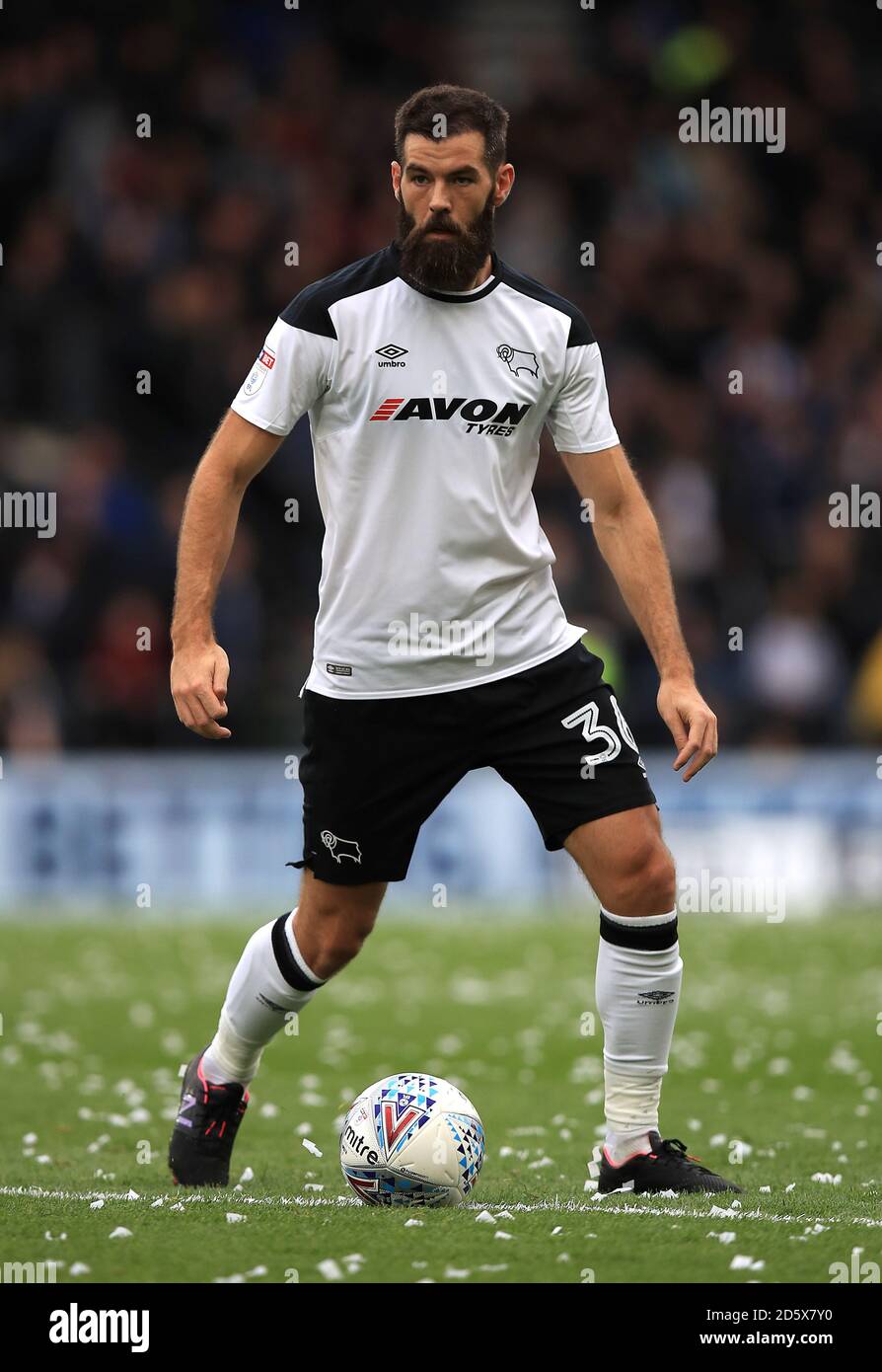 Joe Ledley, Derby County Stock Photo - Alamy