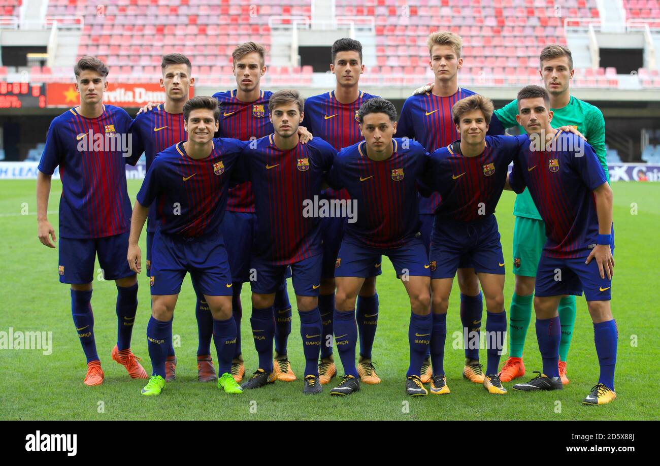 Barcelona team group shot Stock Photo - Alamy