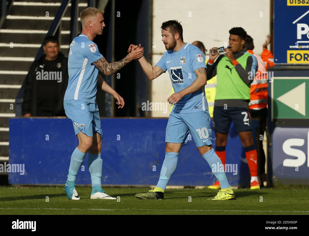Coventry City's Marc McNulty celebrates scoring their first goal Stock ...