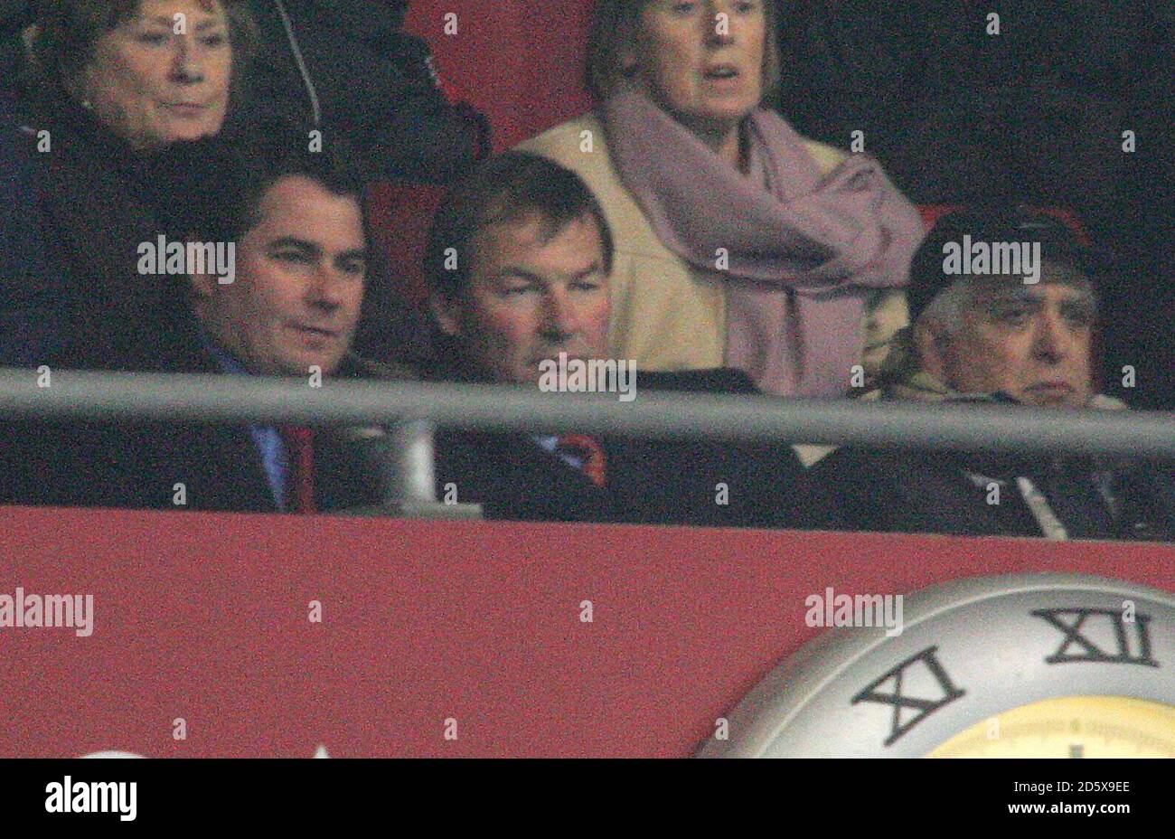 Southampton's Chairman Rupert Lowe watches the game as fans call for ...
