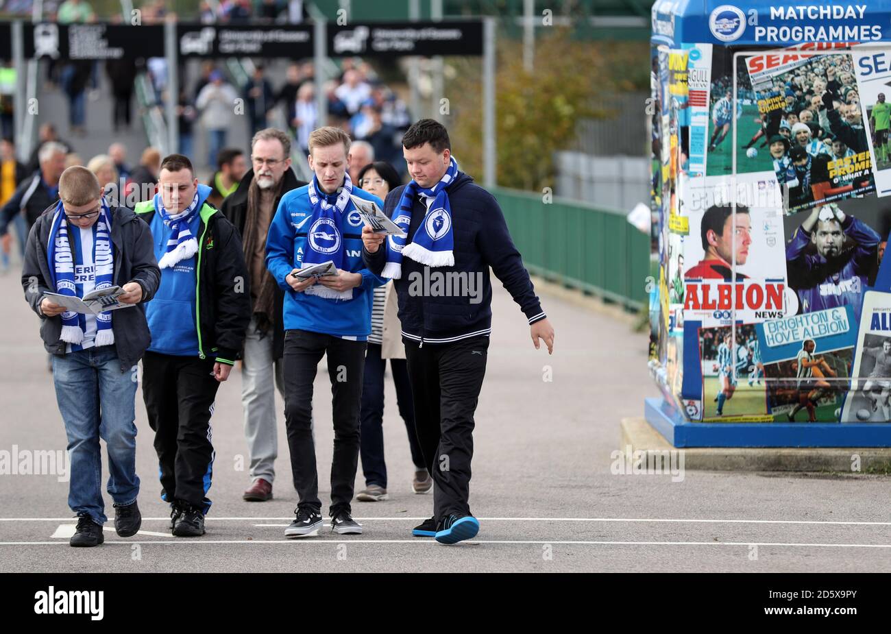 Brighton football programme hi-res stock photography and images - Alamy